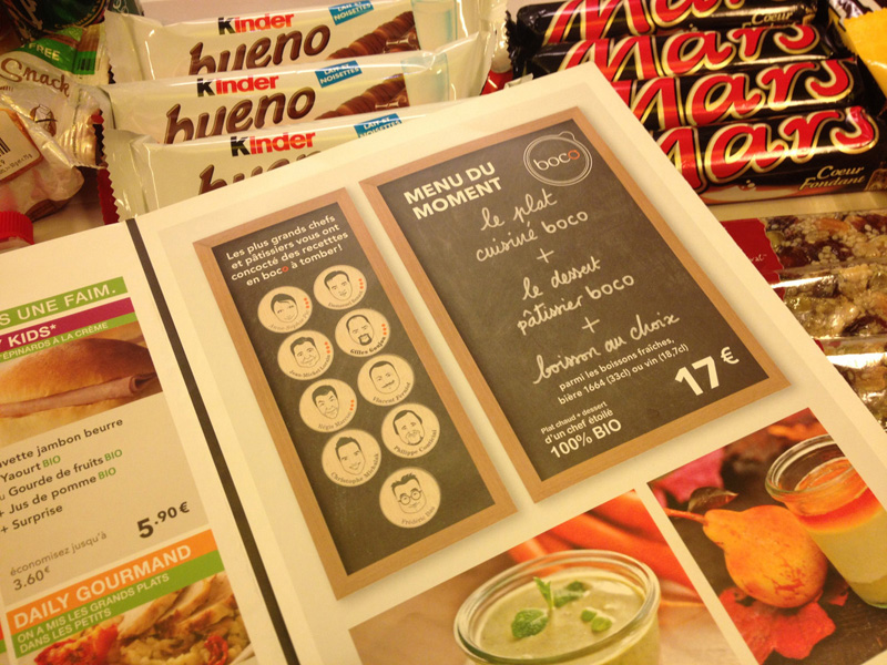 Paris-Nantes : menu SNCF imaginé par la marque Boco, Brunch Creative